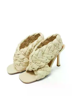 Bottega Veneta Intrecciato Square-toe Sandals