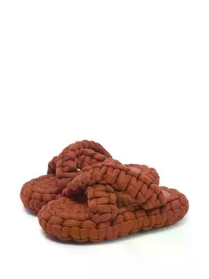Chloé Kamy Braided Platform Sandals