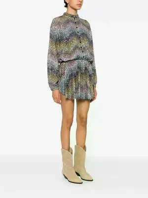 Missoni Zigzag Knit Sequin-embellished Mini Dress