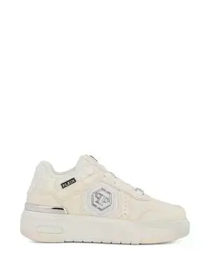Philipp Plein Sk8r Crocodile-effect Sneakers