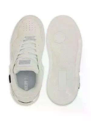 Philipp Plein Sk8r Crocodile-effect Sneakers