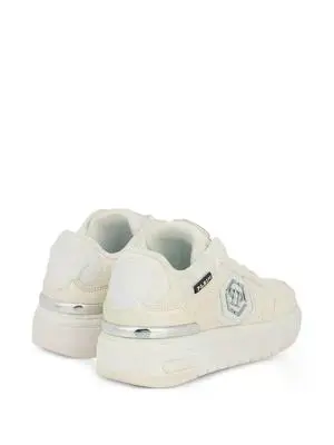 Philipp Plein Sk8r Crocodile-effect Sneakers