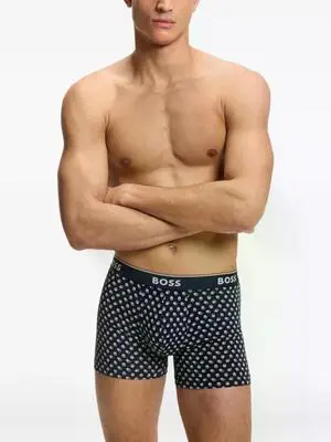 BOSS Logo-waistband Boxers - Blue