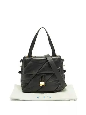 Off-White Quilted Nailed Shoulder Bag