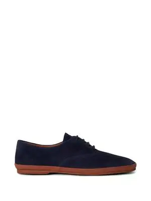 Polo Ralph Lauren Navy Suede Lace-up Sneakers