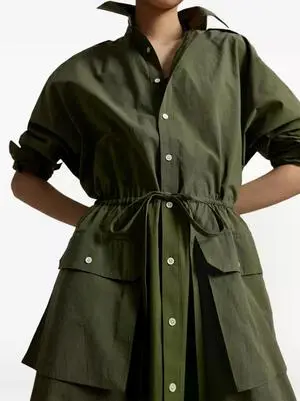 Polo Ralph Lauren Midi Dress With Drawstring Waist