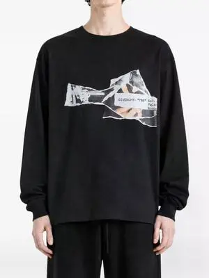 Givenchy Graphic-print Long-sleeve T-shirt