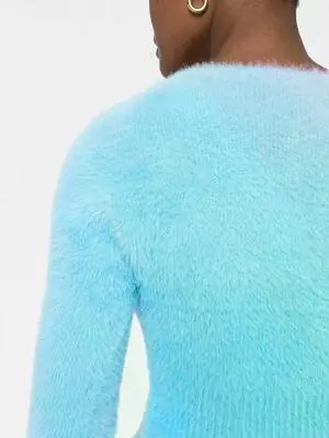 Jacquemus La Maille Neve Long Sleeve Cardigan - Blue