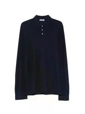 Gran Sasso Long Sleeve Polos For Men