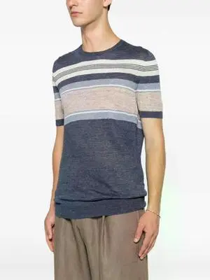 GRAN SASSO Horizontal-stripe T-shirt