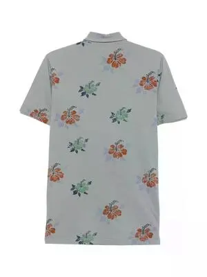 GRAN SASSO Floral-print Polo Shirt