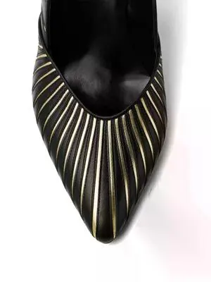 Versace Nappa Pumps - Black
