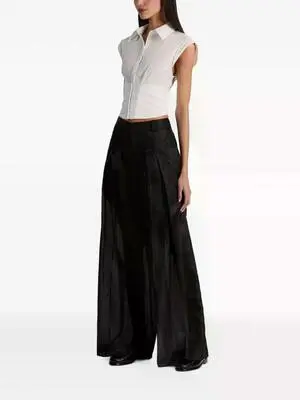 Alice + Olivia Kim Paneled Corset Top - White
