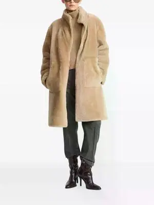 YVES SALOMON Reversible Shearling Coat