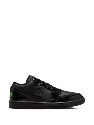 JORDAN 1 Low "croc Effect" Sneakers - Black