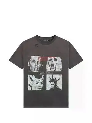 BOREDOM KILLS Scream Studded T-shirt