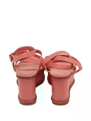 Rene Caovilla Embellished Wedge Sandals