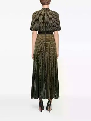 Elie Saab Mock-neck Poncho