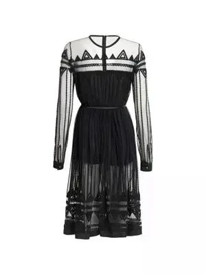 Elie Saab Sequin-embroidered Tulle Midi Dress