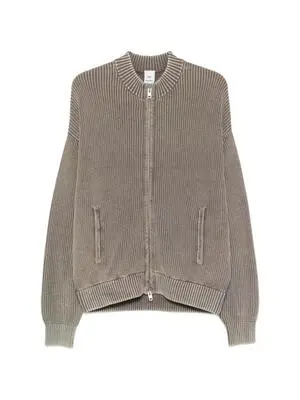 WON HUNDRED Bradley Zip-up Cardigan - Neutrals