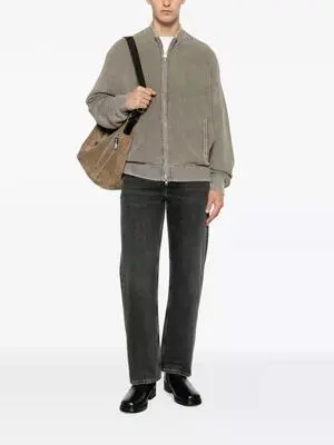 WON HUNDRED Bradley Zip-up Cardigan - Neutrals