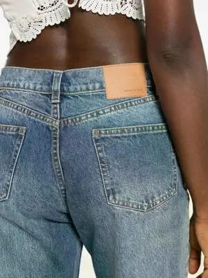 Magda Butrym Faded Effect Straight Leg Jeans