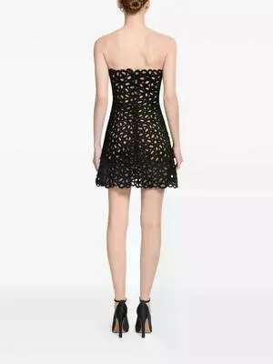 Elie Saab Macramé Mini Dress