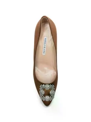 Manolo Blahnik Hangisi Heeled Pumps