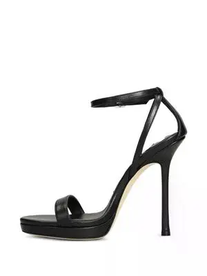 JIMMY CHOO Moza Platform Sandals - Black