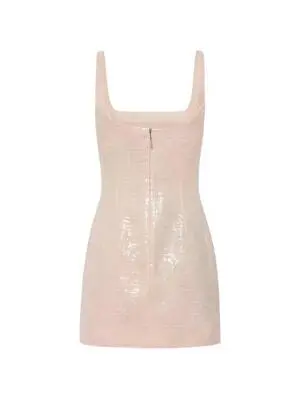 16Arlington Sequin Embellished Dress - Pink