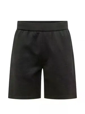 Givenchy Logo Embroidered Herringbone Shorts