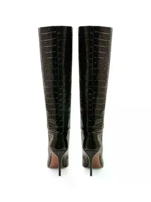 Paris Texas Pointed Toe Stiletto Heel Knee-high Boots