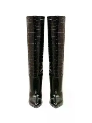 Paris Texas Pointed Toe Stiletto Heel Knee-high Boots