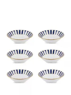 GINORI 1735 Impero Amadeus Striped Bowls - White
