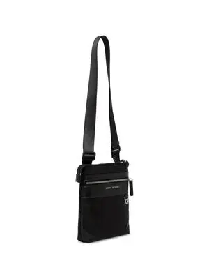 Armani Exchange Logo Plaque Belt Bag - Black