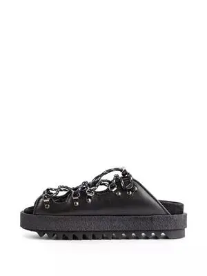 Sacai Platform Mules