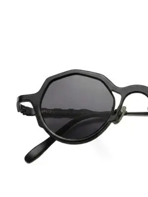 CAPOTE Geometric Frame Sunglasses