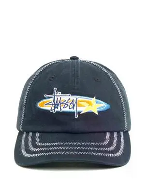 StÜssy Oval Star Baseball Cap - Black
