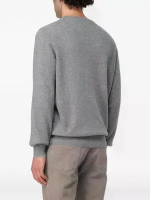 Brunello Cucinelli Cashmere Crew-neck Sweater - Grey