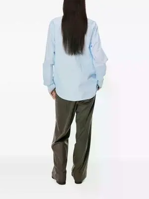 MASU Ruffled Zip-up Shirt