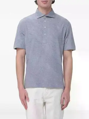 Brunello Cucinelli Short-sleeve Cotton Polo Shirt