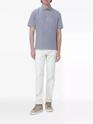 Brunello Cucinelli Short-sleeve Cotton Polo Shirt