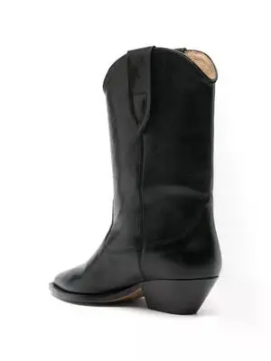 Isabel Marant Étoile Pointed-toe Leather Ankle Boots