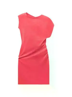 AGOLDE Beth Ruched Sleeveless Mini Dress