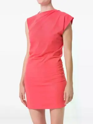 AGOLDE Beth Ruched Sleeveless Mini Dress