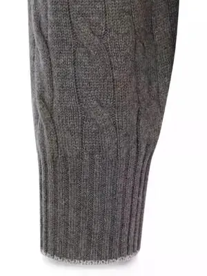 Brunello Cucinelli Cable-knit Cashmere Sweater - Grey