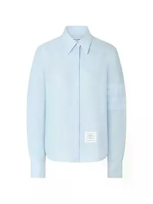Thom Browne 4-bar Linen Shirt