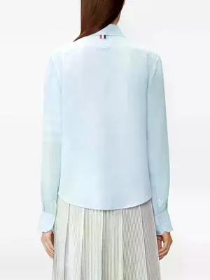 Thom Browne 4-bar Linen Shirt