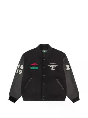 DENIM TEARS Logo-embroidered Bomber Jacket
