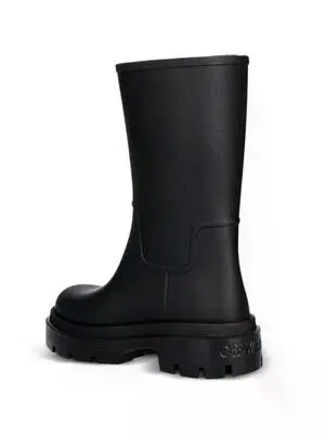 Off-White Reboot Slogan Print Boots